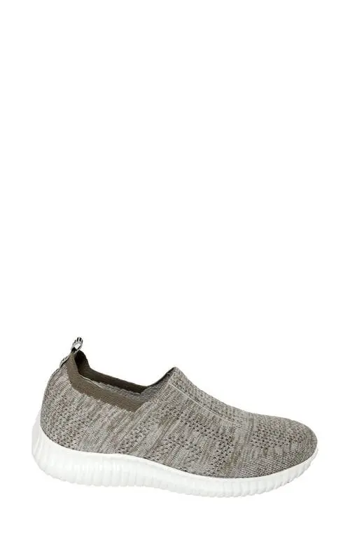 DAVID TATE Melrose Stretch Knit Sneaker - Taupe