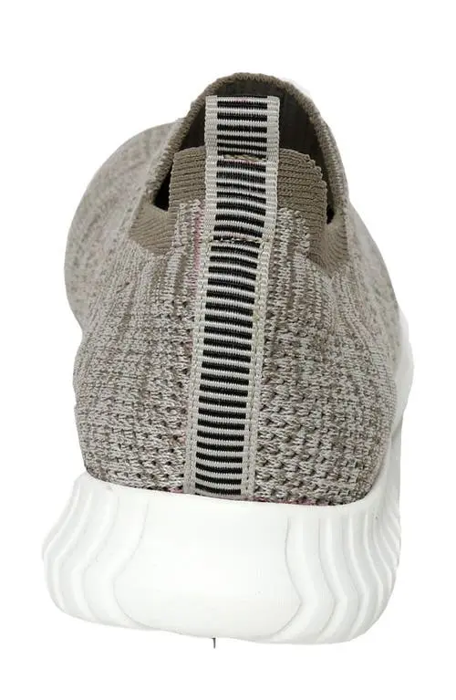 DAVID TATE Melrose Stretch Knit Sneaker - Taupe