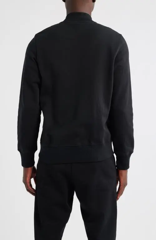 Paul Smith Sports Organic Cotton Zip Sweatshirt - Black
