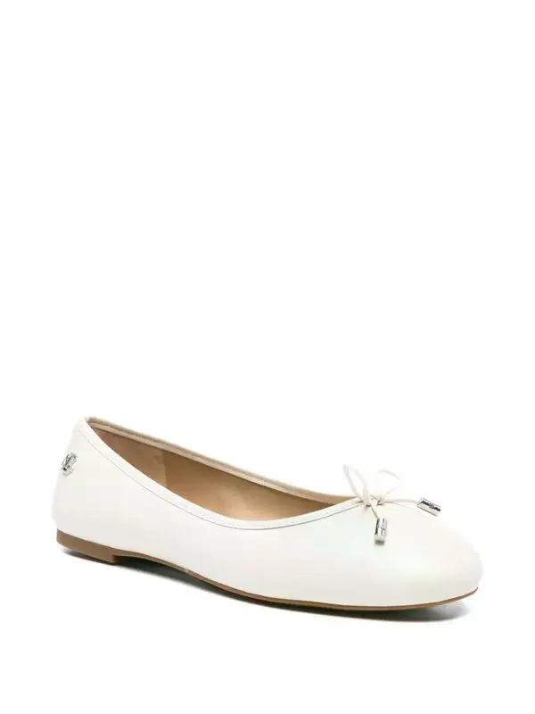 Ralph Lauren Jayna Bow-detail Ballet Flats - Neutrals