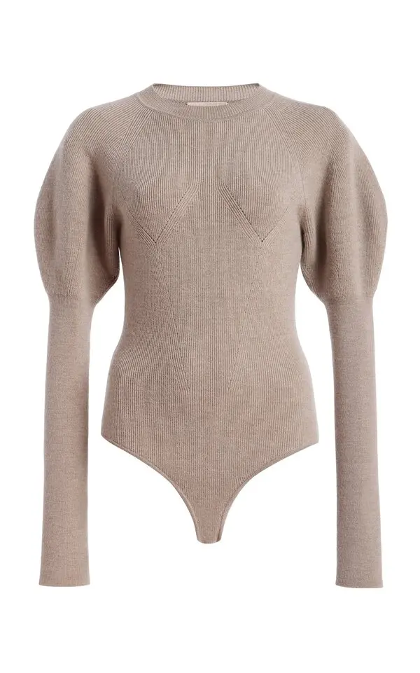 Ulla Johnson Imara Embellished Wool Top