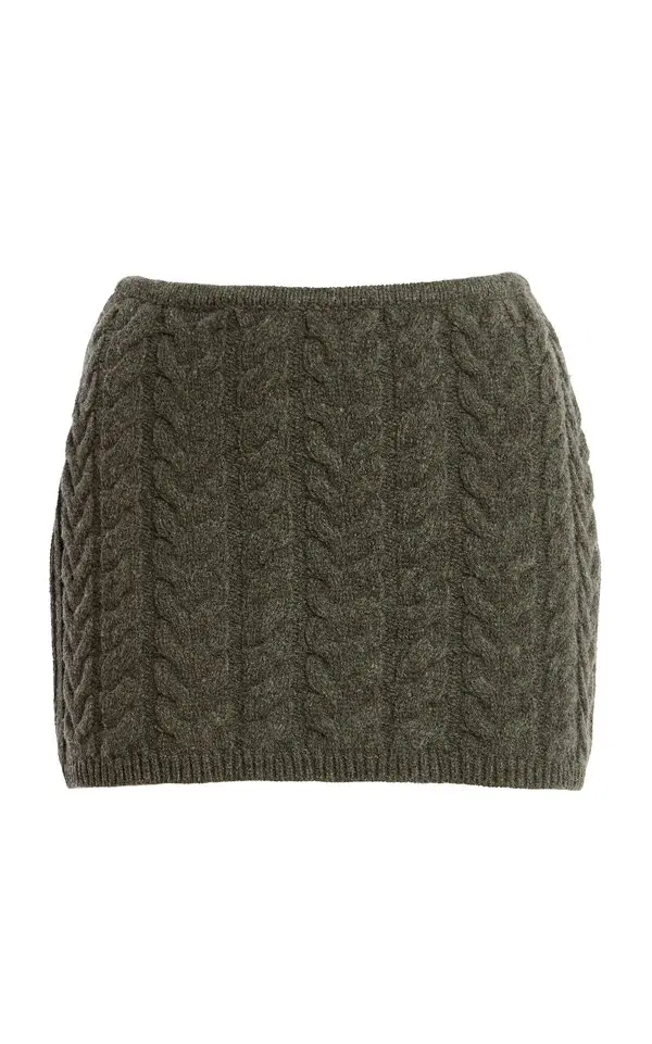 Ulla Johnson Lola Wool-cashmere Mini Skirt