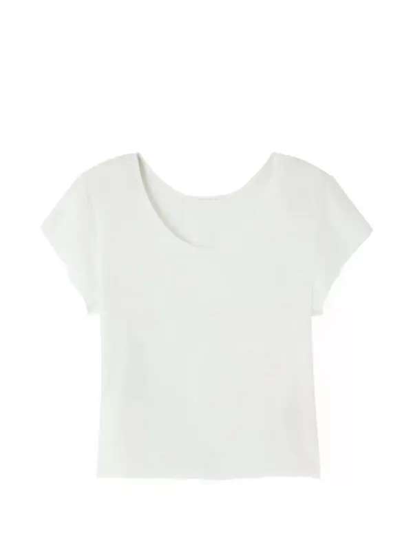 American Vintage Round-neck Short-sleeve Linen T-shirt