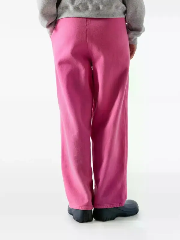 American Vintage Plizzy Logo-detail Track Pants - Pink