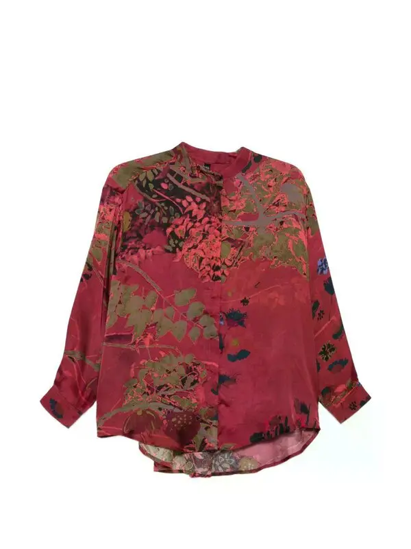 YAVI Nolen Floral-print Shirt - Red