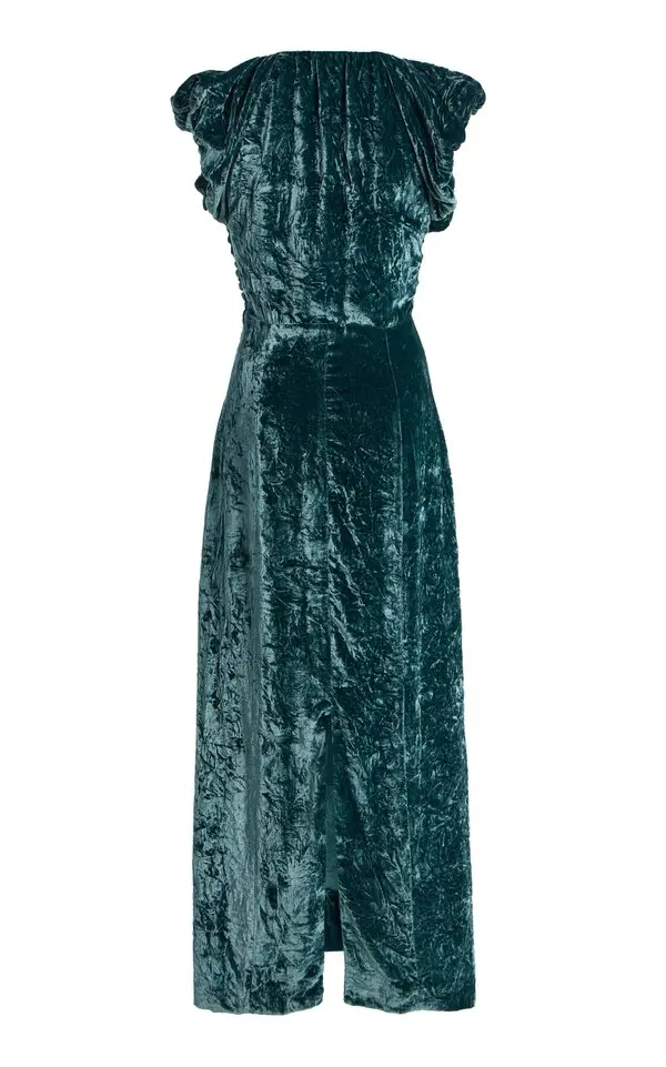 Ulla Johnson Astra Velvet Midi Dress
