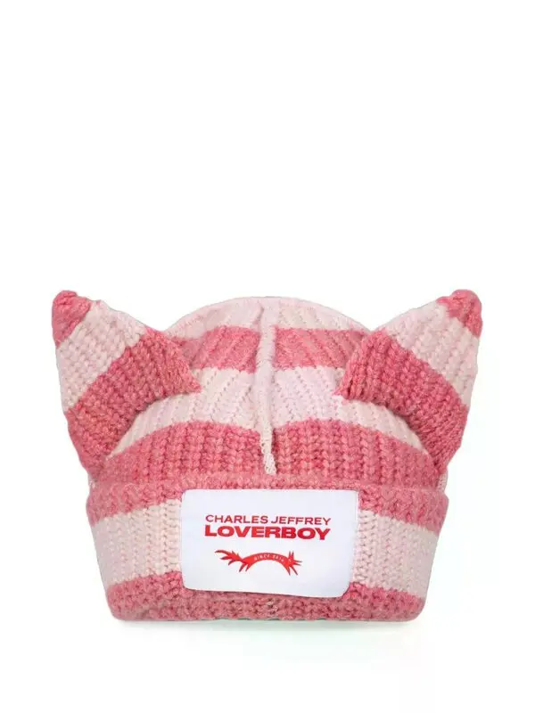 CHARLES JEFFREY Chunky Ears Beanie - Pink