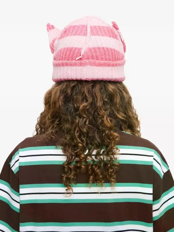 CHARLES JEFFREY Chunky Ears Beanie - Pink