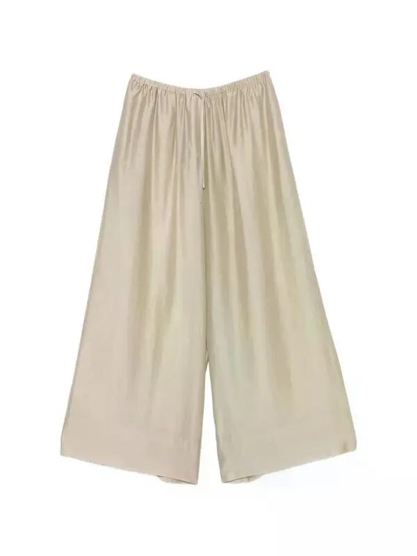 ENTIRE STUDIOS Drawstring Wide Leg Pants - Neutrals