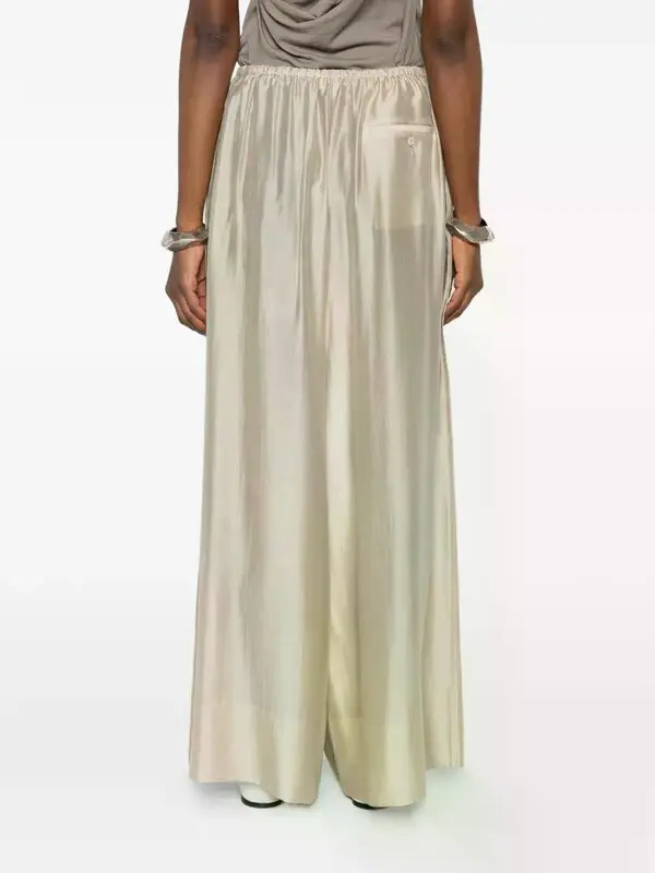 ENTIRE STUDIOS Drawstring Wide Leg Pants - Neutrals
