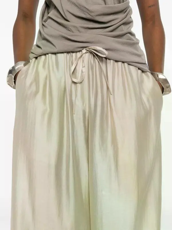 ENTIRE STUDIOS Drawstring Wide Leg Pants - Neutrals
