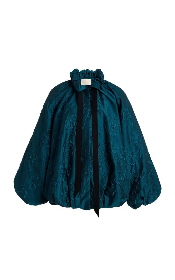 Ulla Johnson Roux Ruffled Jacket - Blue