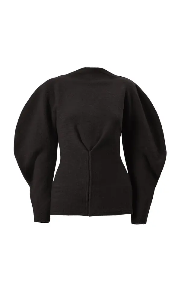 Carolina Herrera Double Jersey Wool Sweater