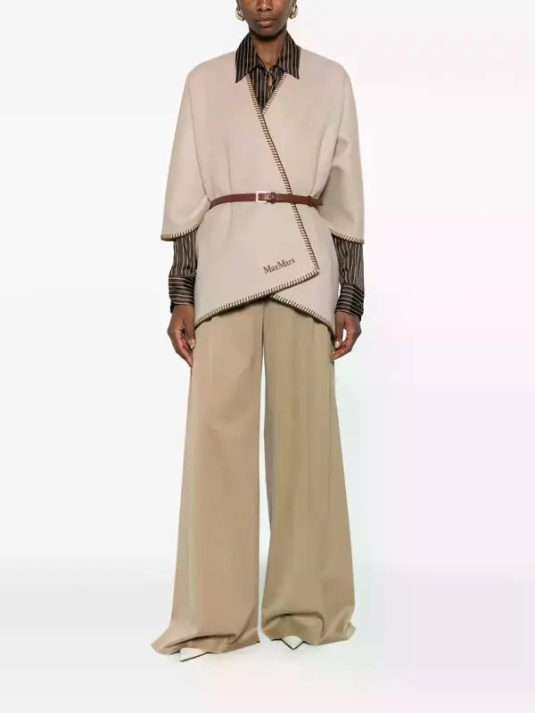 Max Mara Mxmquorum Pleated Pants - Brown
