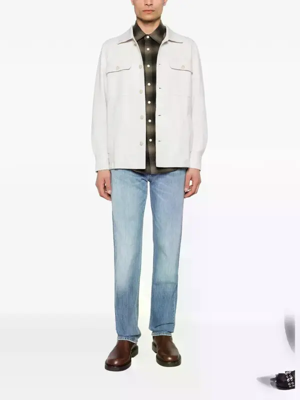 Eleventy Buttoned Shirt Jacket