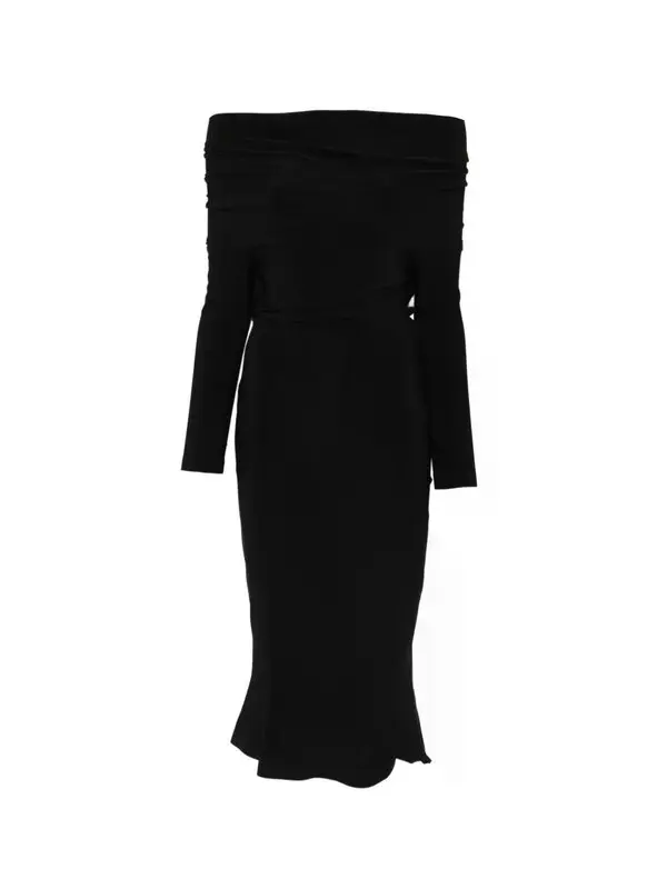 Norma Kamali Off-shoulder Midi Dress