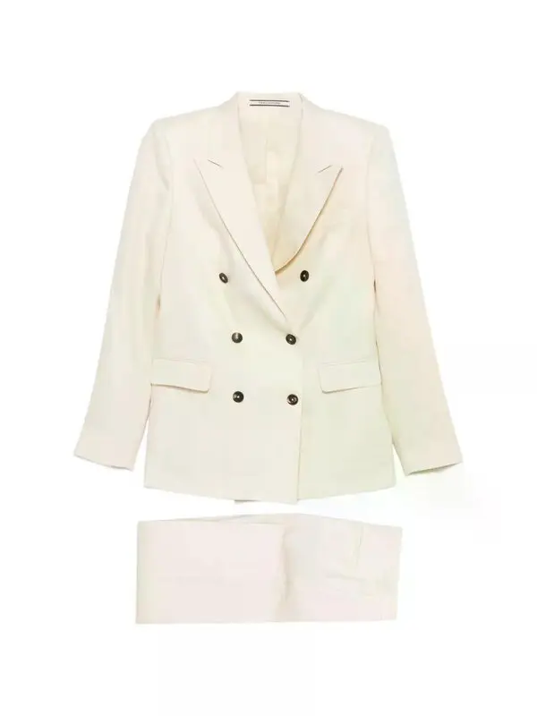 Tagliatore Double-breasted Evening Suit - Neutrals