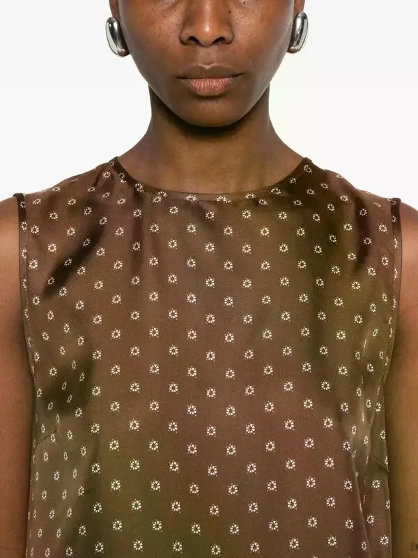 Max Mara Scatola Print Top