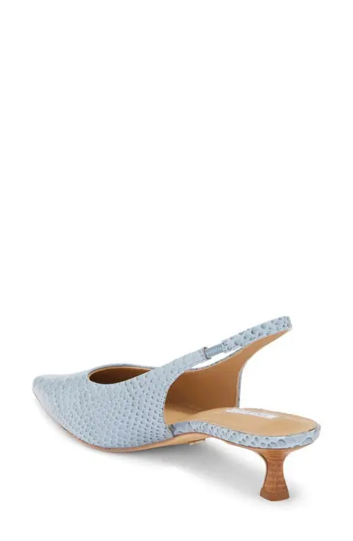 TONY BIANCO Catie Slingback Pumps - Denim Python