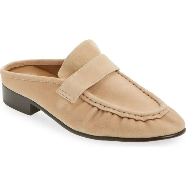 TONY BIANCO Glacier Loafer Mule - Wheat Suede