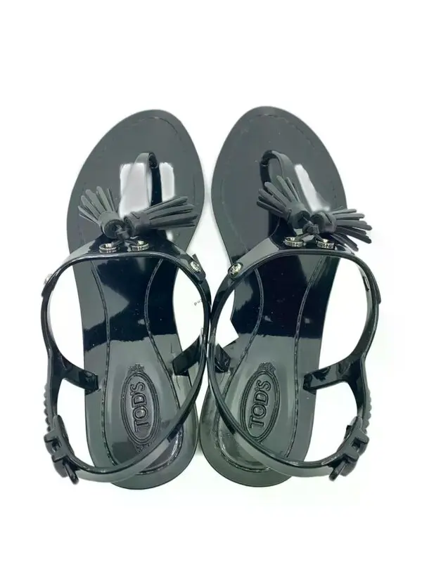TOD'S Tassel-embellished Flat Sandals