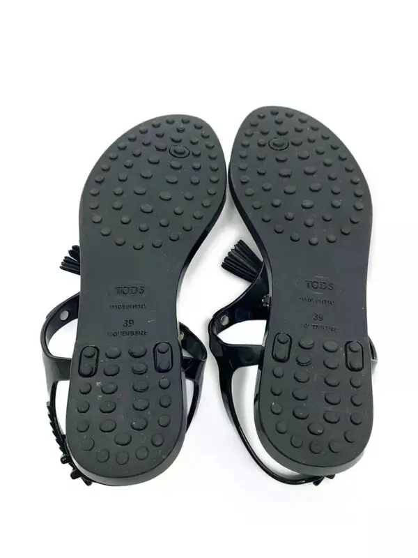 TOD'S Tassel-embellished Flat Sandals
