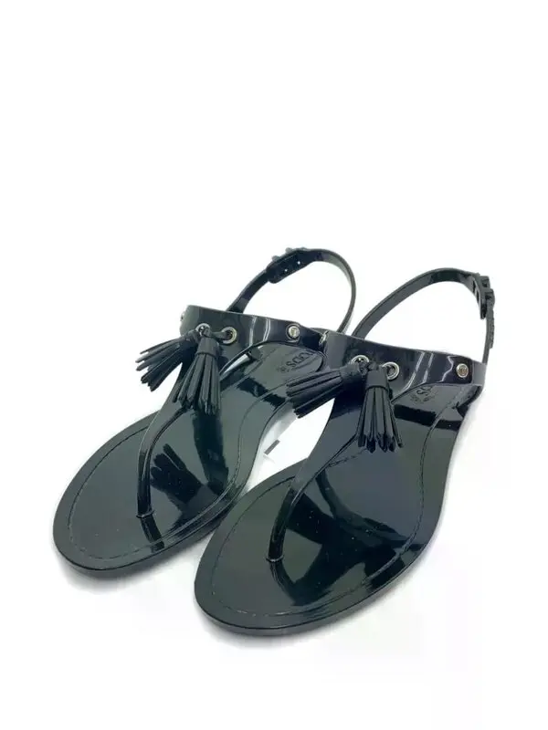 TOD'S Tassel-embellished Flat Sandals