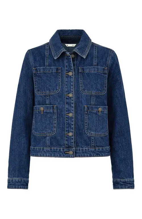 YUMI Stretch Denim Pocket Detail Jacket