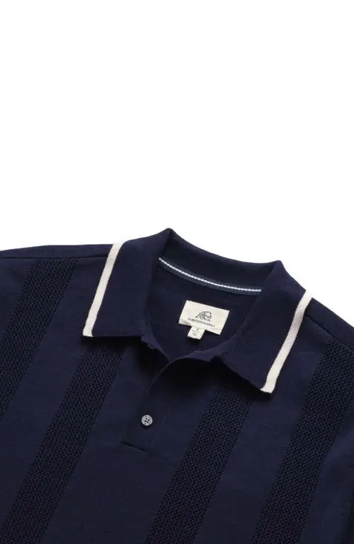 SURFSIDE SUPPLY CO. Nate Sweater Polo - Navy Blazer