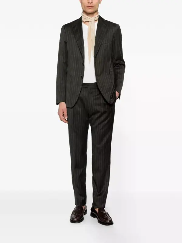 Tagliatore Pinstripe Suit - Grey