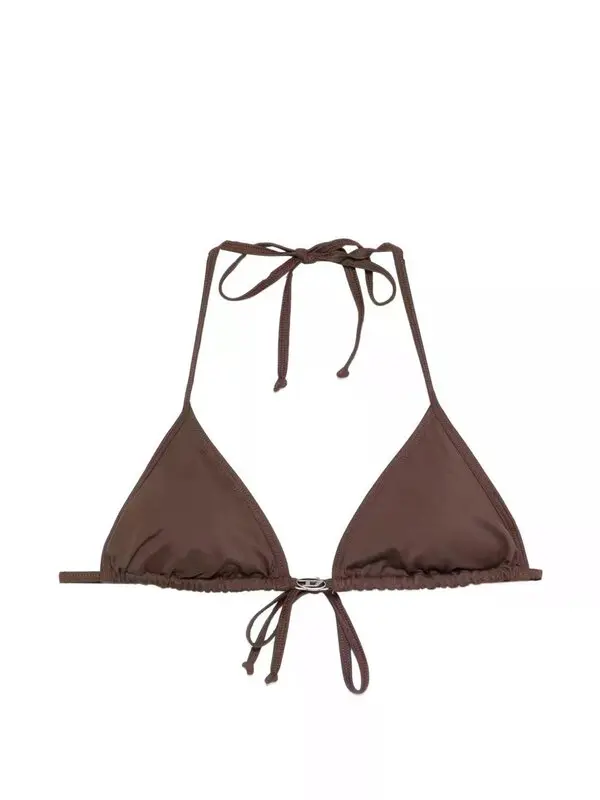 DIESEL® Elettra-dnm Tie-string Bikini Top - Brown