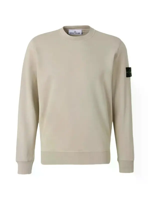 Stone Island Badge Sweatshirt - Grey