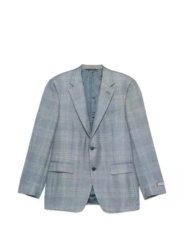 Canali Logo-label Blazer - Blue