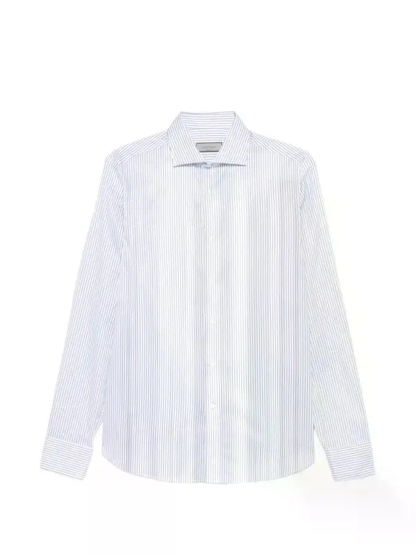 Canali Striped Shirt - White