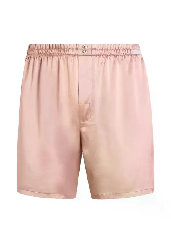 Dolce & Gabbana Silk Satin Boxer Shorts - Pink