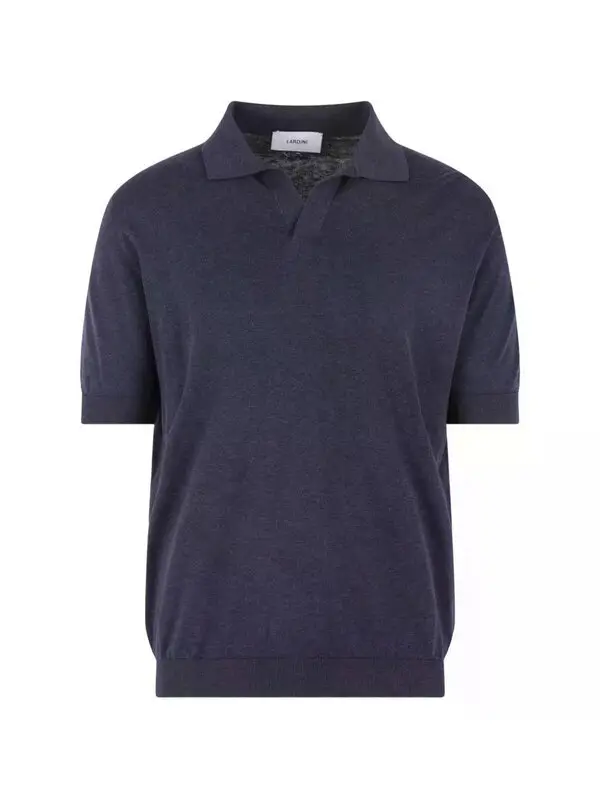 LARDINI V-neck T-shirt - Blue