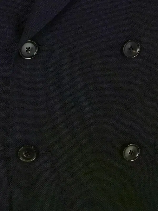 Caruso Double-breasted Dinner Jacket - Blue