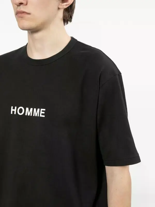 Comme Des Garçons Logo-print T-shirt - Black