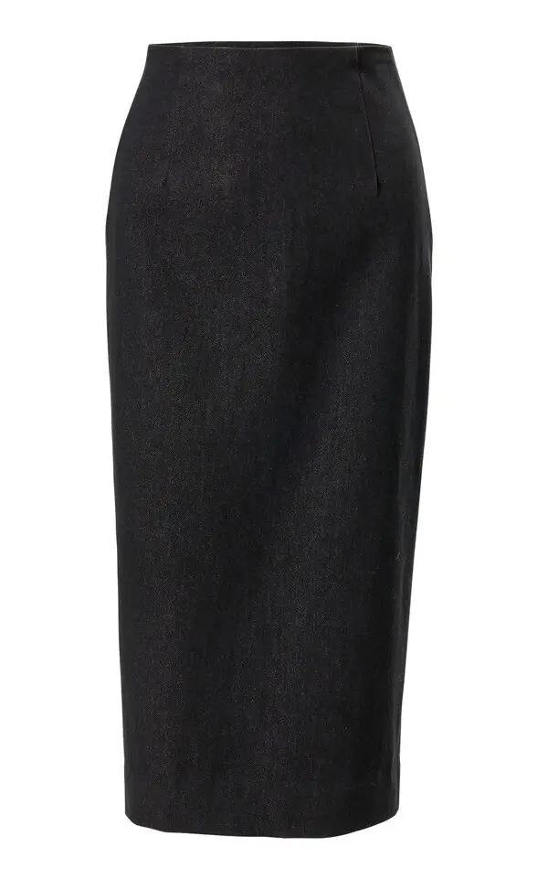 Carolina Herrera Denim Pencil Knee-length Skirt