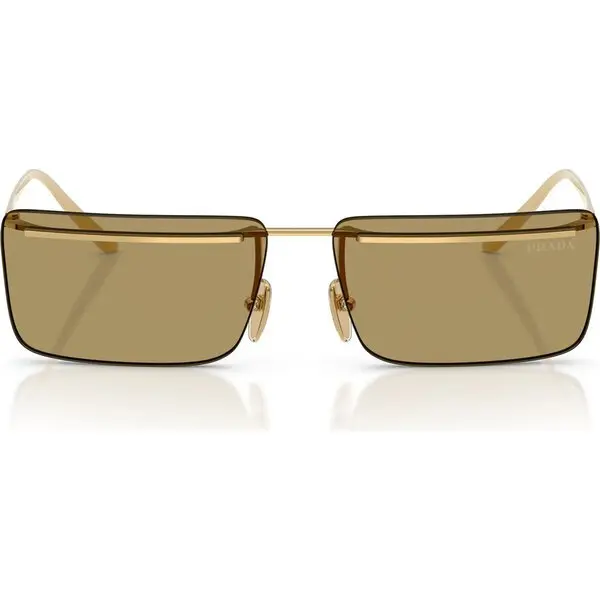 Prada 60mm Rectangular Sunglasses