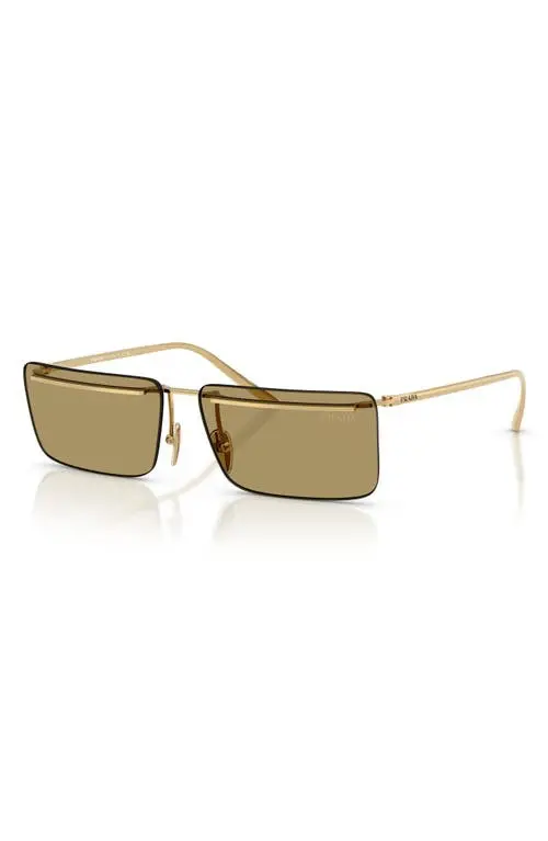 Prada 60mm Rectangular Sunglasses