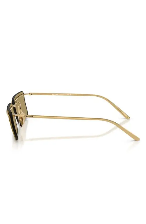 Prada 60mm Rectangular Sunglasses