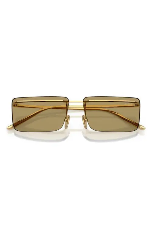 Prada 60mm Rectangular Sunglasses