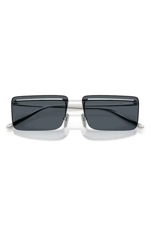 Prada 60mm Rectangular Sunglasses