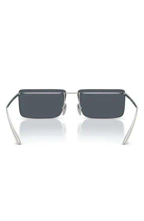 Prada 60mm Rectangular Sunglasses