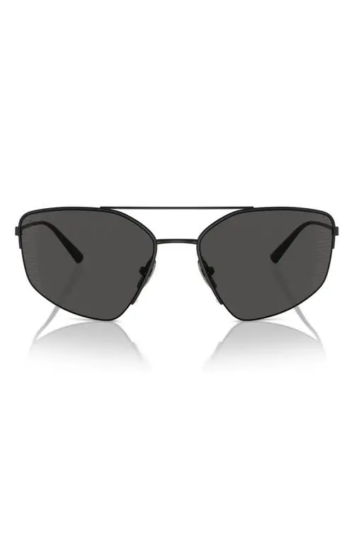 SCUDERIA FERRARI Oversized Irregular Sunglasses - Matte Black/polar Grey