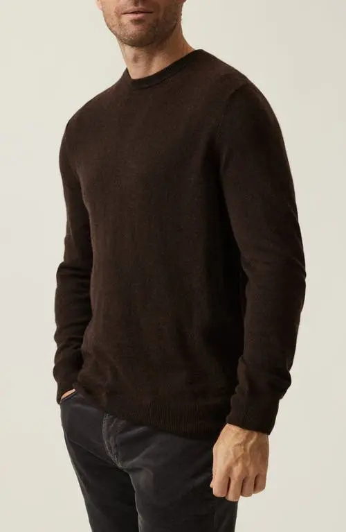 34 Heritage Cashmere Blend Crewneck Sweater - Brown
