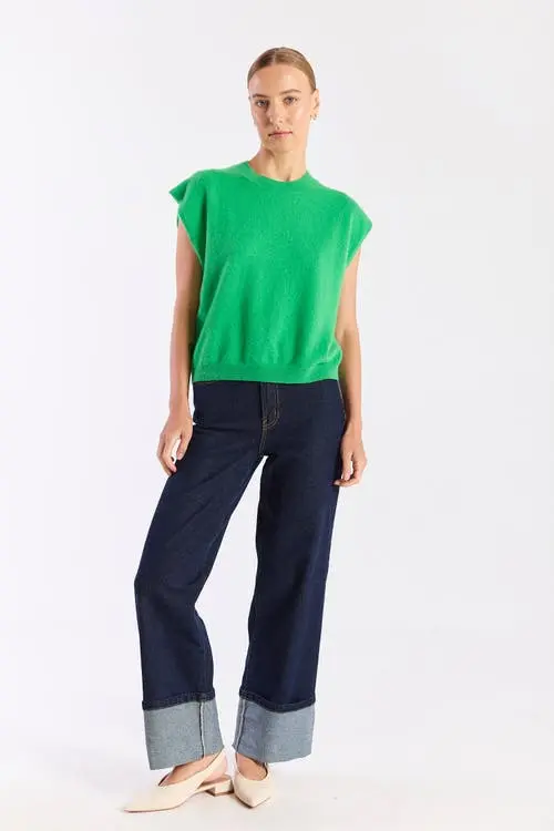 BRODIE CASHMERE 100% Cashmere Tina Tank