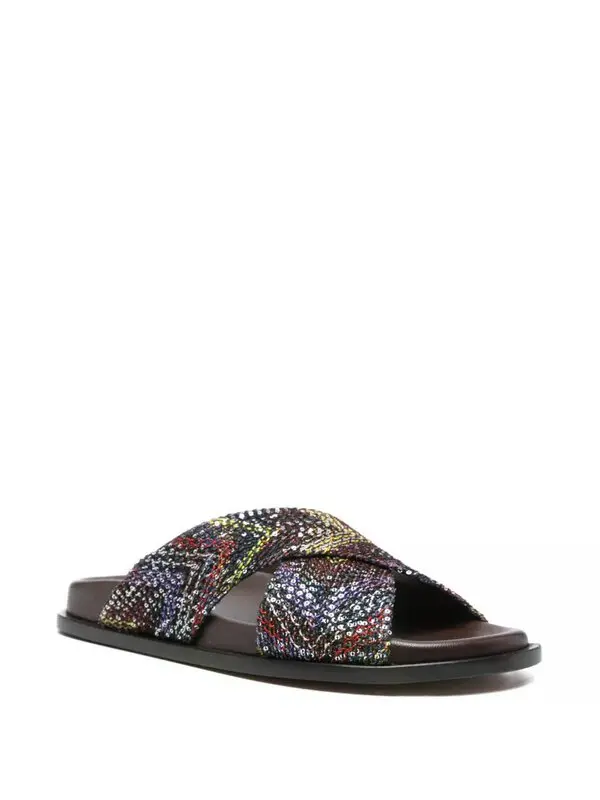 Missoni Criss-cross-strap Sandals