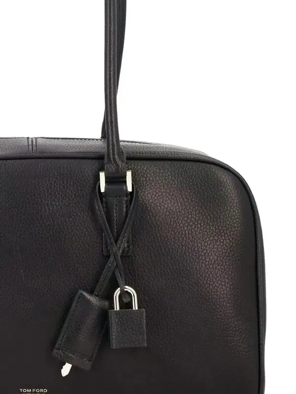 TOM FORD Padlock Leather Tote